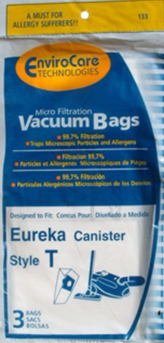 Eureka T Vacuum Cleaner Bags - 3 pack – Vacuums Unlimited